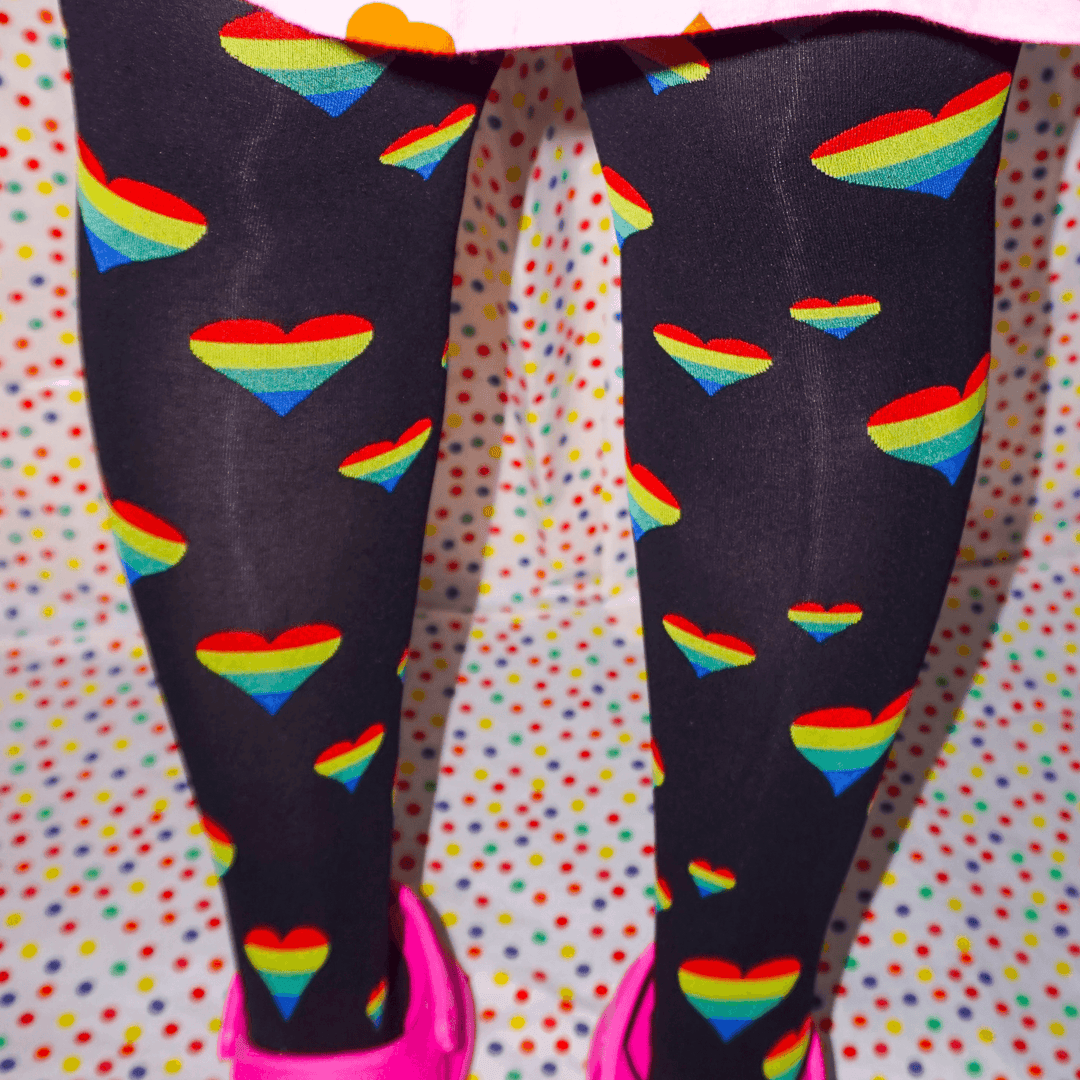 Pride Tights - Love is Love - Opaque - Snag – Snag Australia