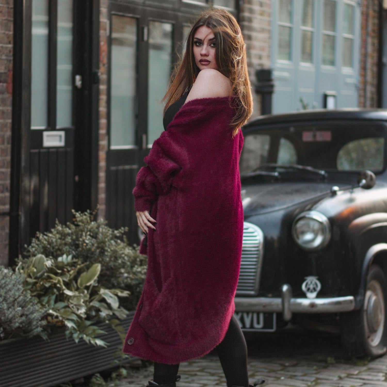 Oversized Fluffy Cardigan | Cosy Knitwear | Snag – Snag Australia