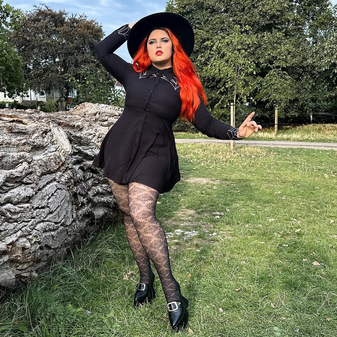 Phantom Veil Tights | Cute Ghost Halloween Tights | Snag – Snag Australia