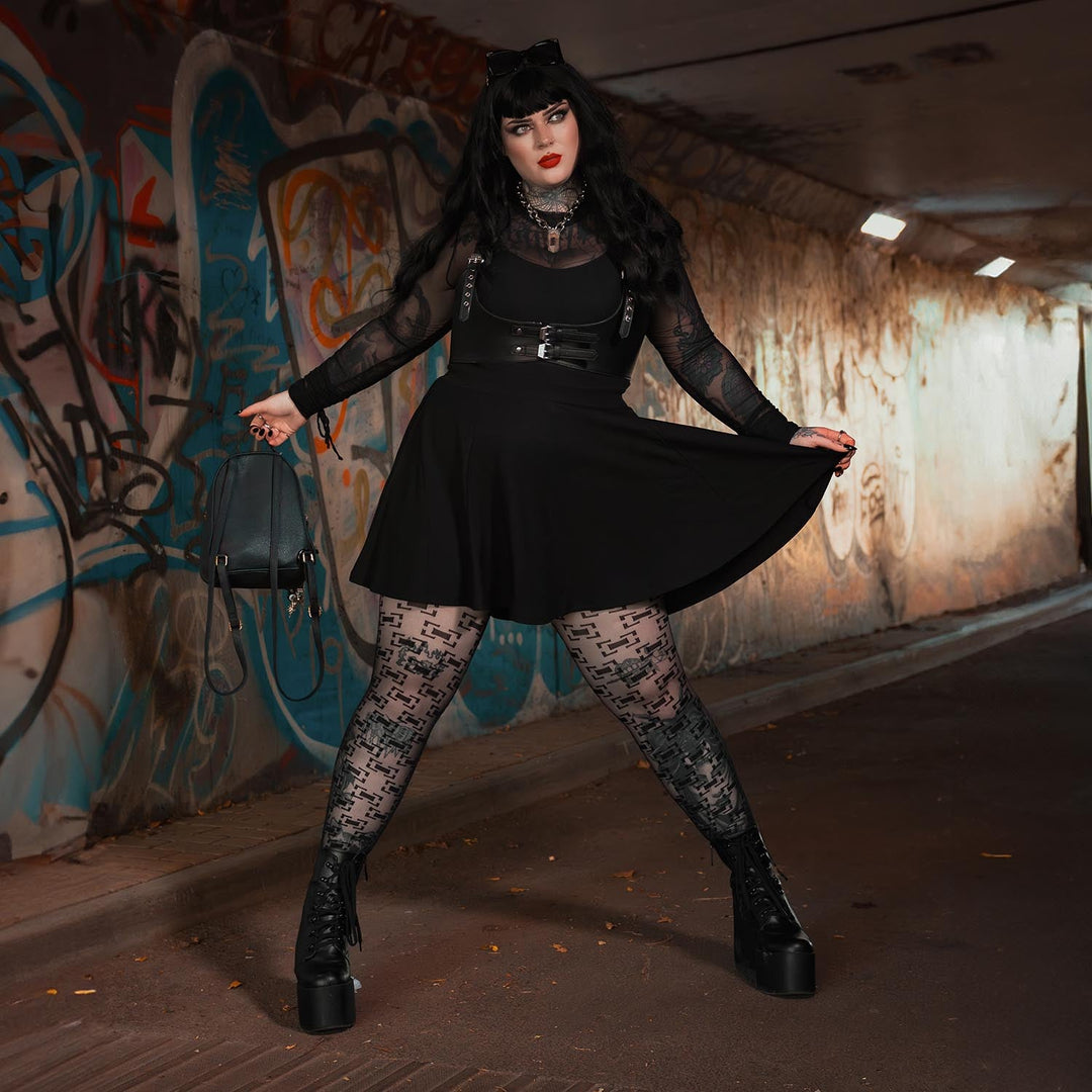 Lock In | Graphic Patterned Tights | Snag – Snag Australia