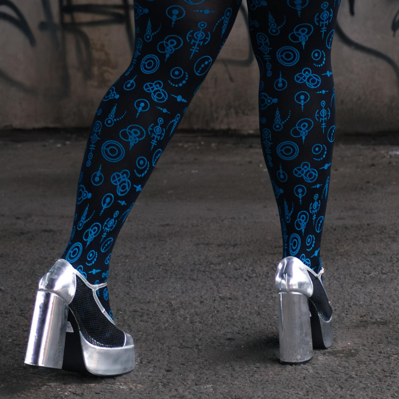 80 Denier Opaque Tights - Crop Circles – Snag Australia