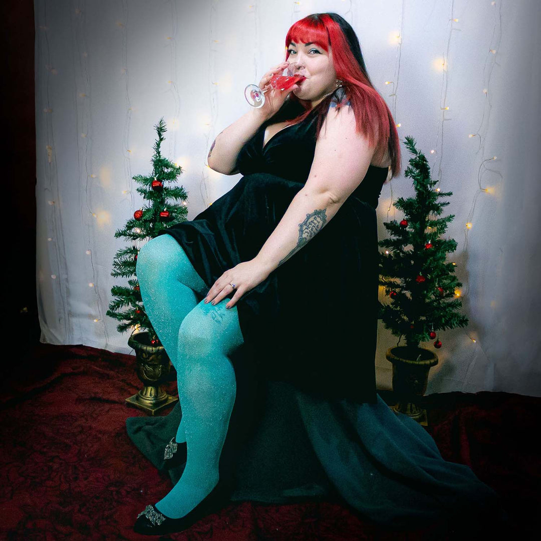 Lux Sparkle Tights - Mosaic - Tights & Clothes In Sizes 4-38 - Snag – Snag Australia