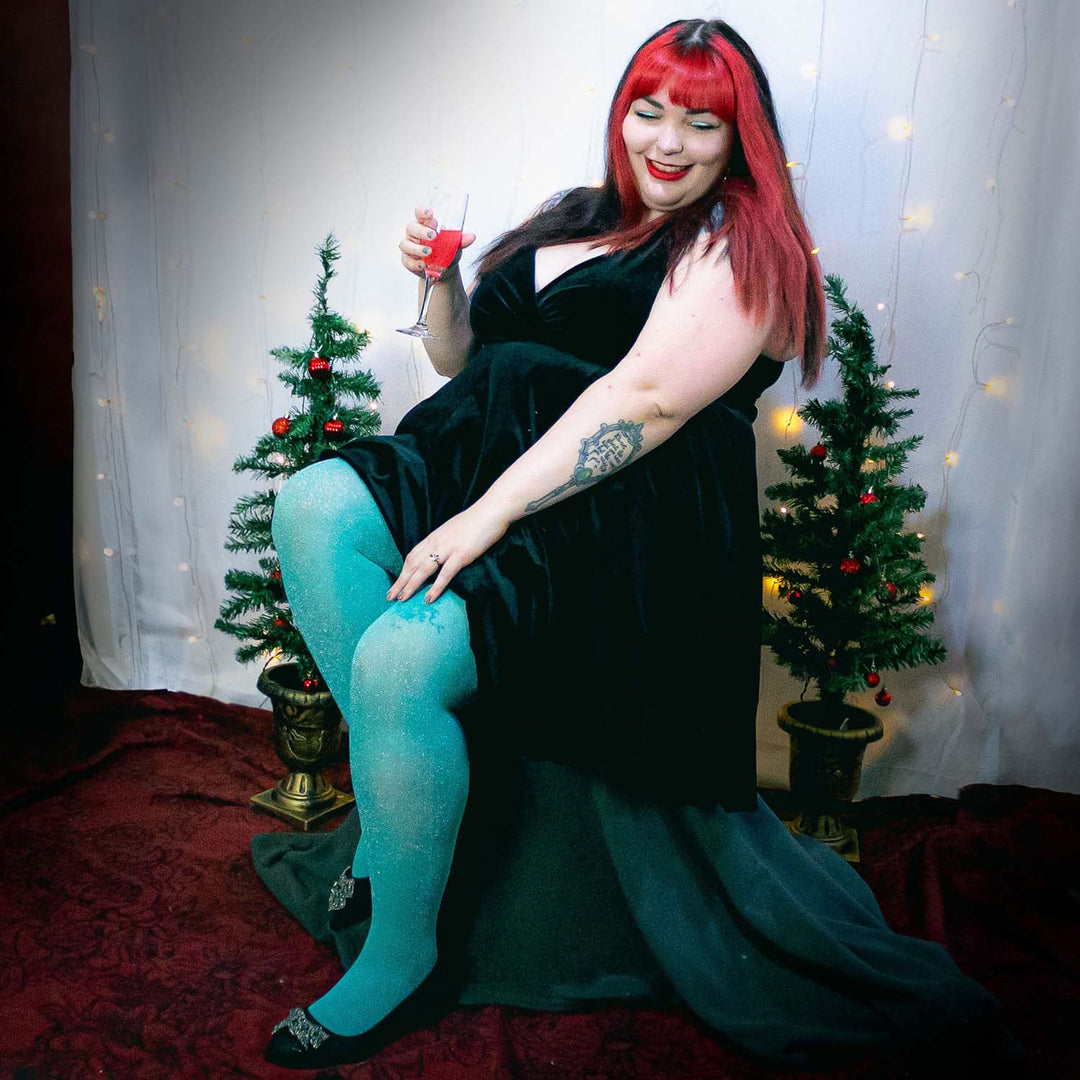 Lux Sparkle Tights - Mosaic - Tights & Clothes In Sizes 4-38 - Snag – Snag Australia