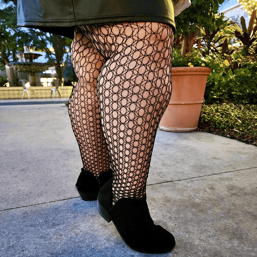 Gilded Glamour Fishnets - Tights & Clothes In Sizes 4-38 - Snag – Snag ...