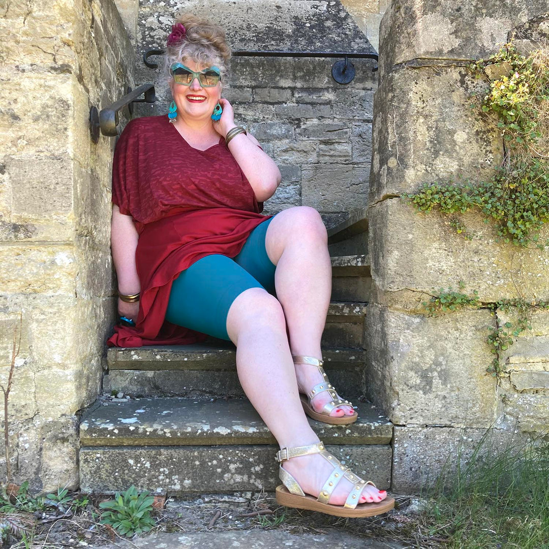 Stay Cool Chub Rub Shorts - Petrol Blue - Tights & Clothes In Sizes 4 ...