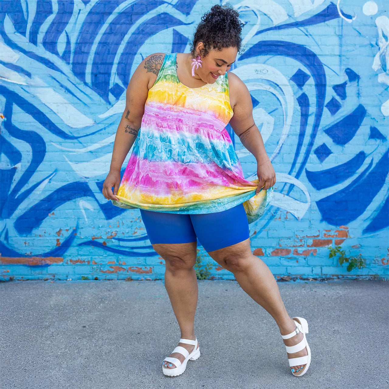 Stay Cool Swim Chub Rub Shorts - Dolce Blue - Tights & Clothes In Sizes ...