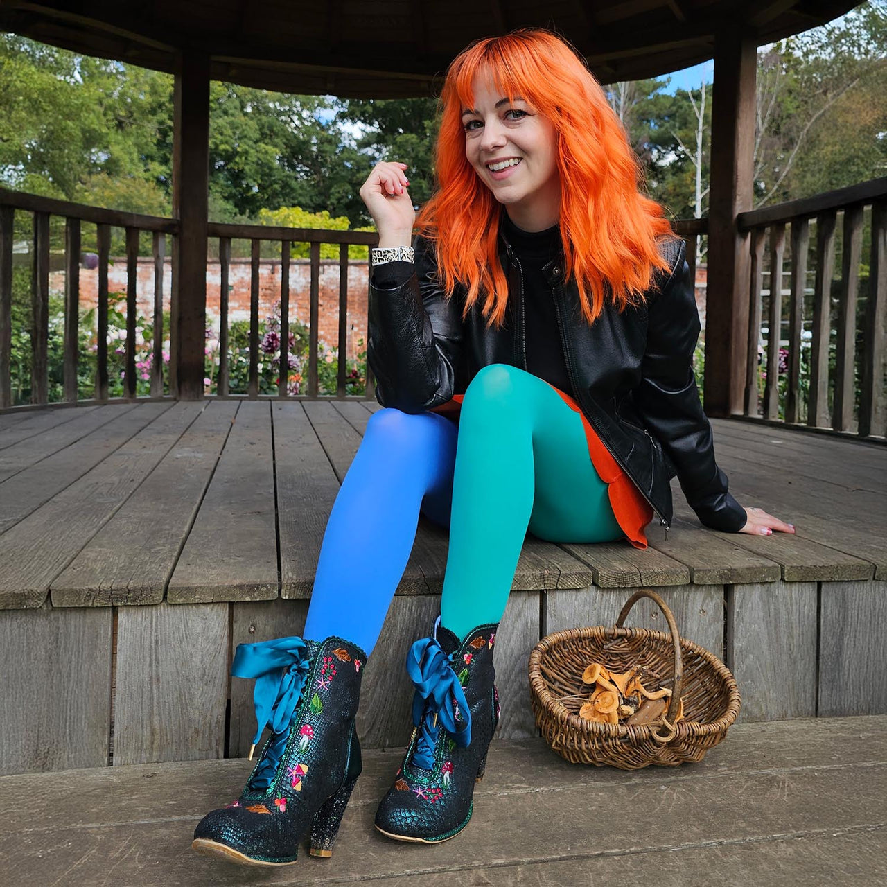 Duo Tights in Peacock & Betta Fish – Snag Australia