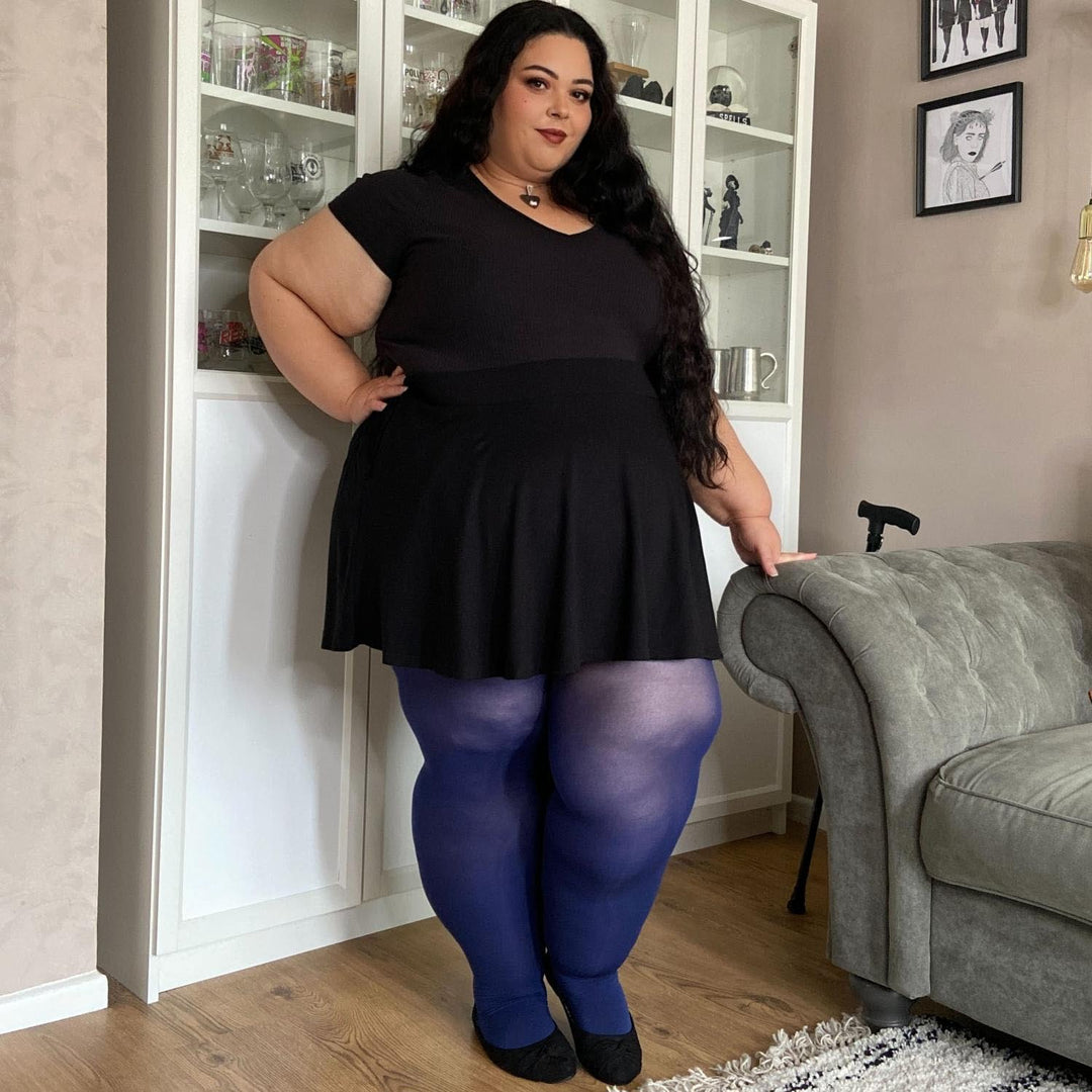 Classic Navy Tights - 80 Denier Castor Oil Tights – Snag Australia