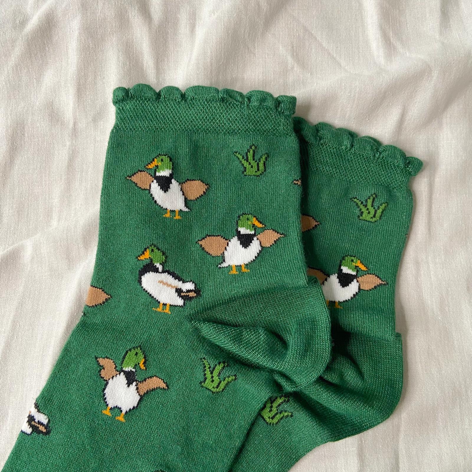 Waddle Squad Bamboo Socks | Sustainable Duck Print | Snag – Snag Australia
