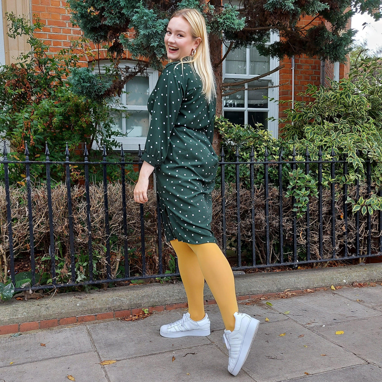 Opaque Mustard Yellow Coloured Tights | Snag – Snag Australia